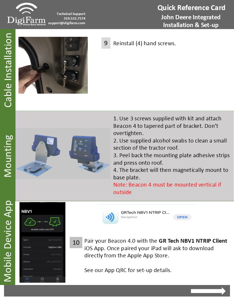 QRC Beacon 4 - John Deere Integrated – DigiFarm Knowledge Base